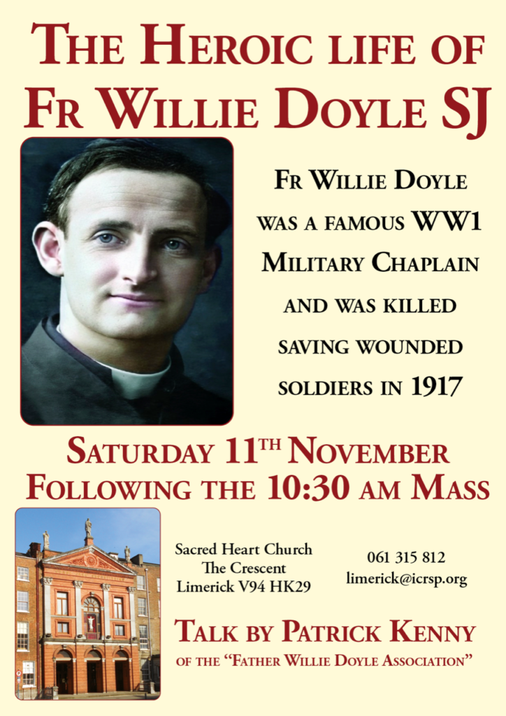 Latest News – The Father Willie Doyle Association